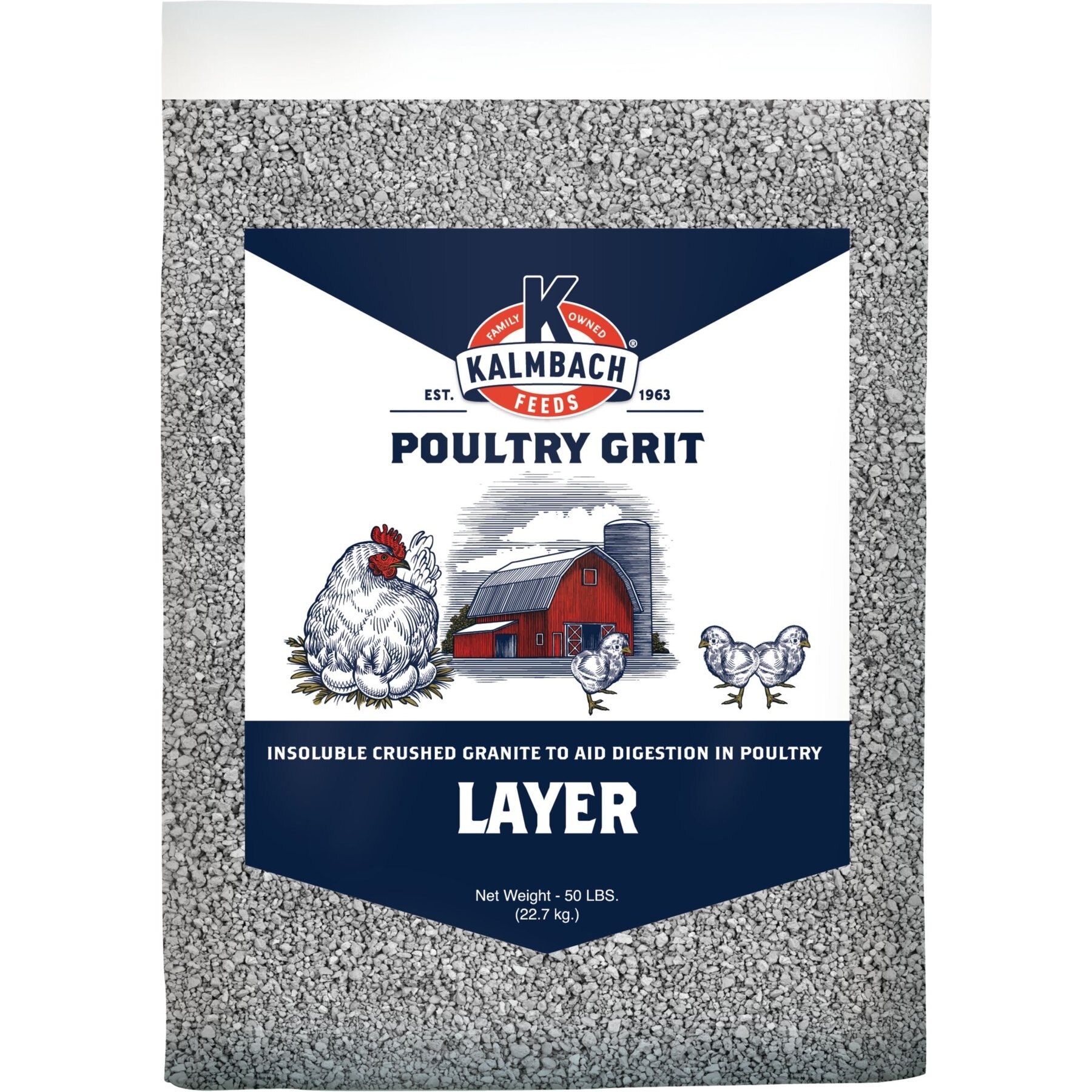 KALMBACH FEEDS two Layer Grit Crumble Chicken Feed, 50-lb bag - Chewy.com