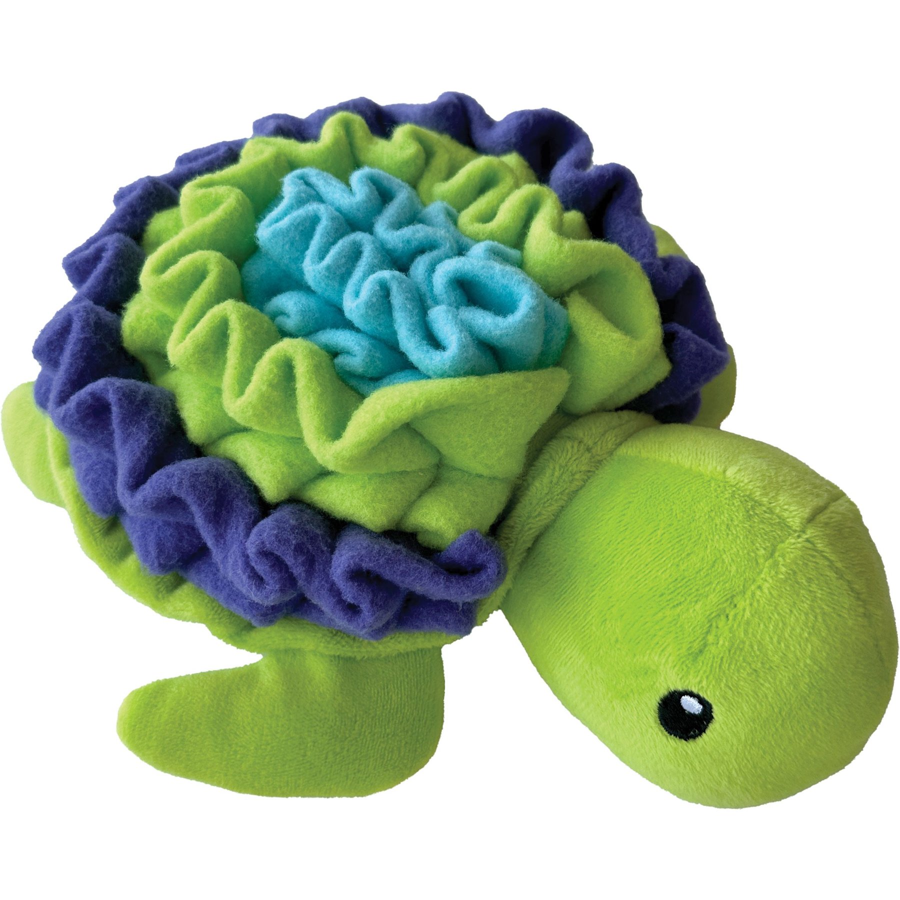 FOUFIT Hide 'n Seek Under the Sea Snuffle, Turtle Squeaky Dog Treat Dispenser Toy, Green - Chewy.com