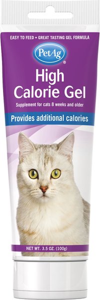 PETAG Chicken Flavor High Calorie Gel Supplement for Cats, 3.5-oz tube ...