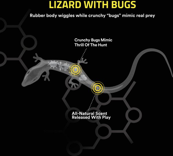 PLAYOLOGY Lizards with Bugs Cat Toy with Catnip, 2 count - Chewy.com