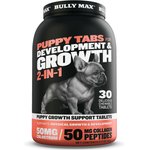 BULLY MAX 2-in-1 Muscle Gain Power Tabs Supplement for Dogs, 6.3-oz ...