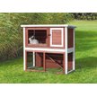 TRIXIE Natura Rabbit Hutch with Sloped Roof, Brown/White, Medium ...