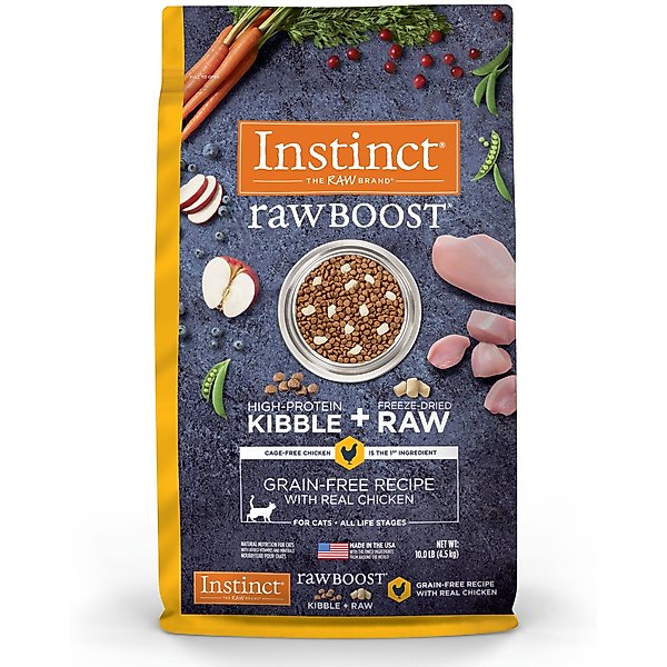 INSTINCT Original Real Rabbit Recipe Grain-Free Dry Cat Food, 10-lb bag ...