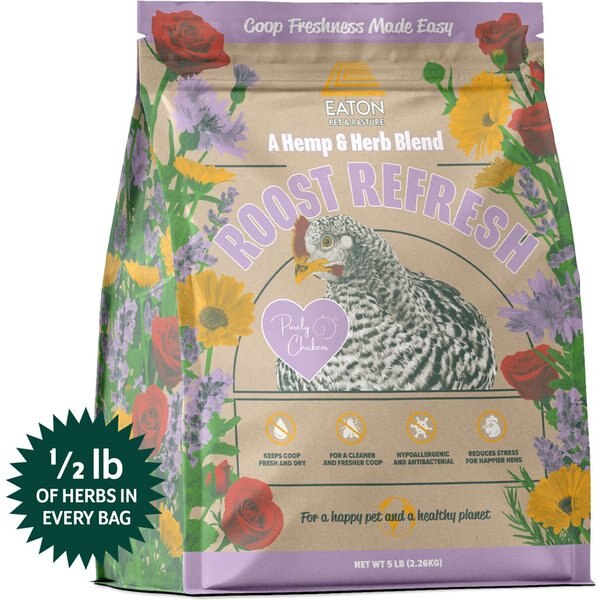 EATON PET & PASTURE Roost Refresh Hemp & Herb Blend Odor Eliminator ...