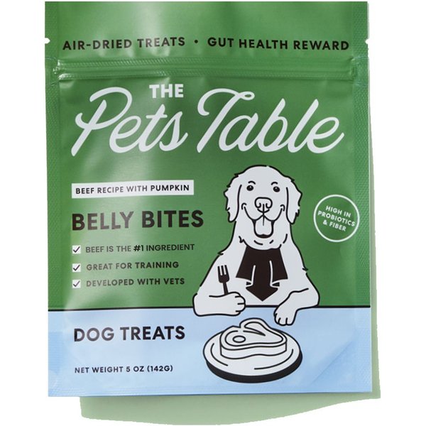 THE PETS TABLE Beef Limited Ingredient Diet Air-Dried Dog Treats, 5-oz ...