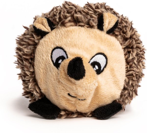 FABDOG Hedgehog Faball Squeaky Stuffing-Free Dog Toy, Brown, Large ...