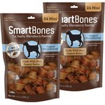 SMARTBONES Mini Peanut Butter Chew Bones Dog Treats, 48 count - Chewy.com