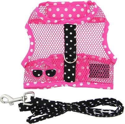 DOGGIE DESIGN Cool Mesh Netted Under the Sea Sunglasses Dog Harness ...