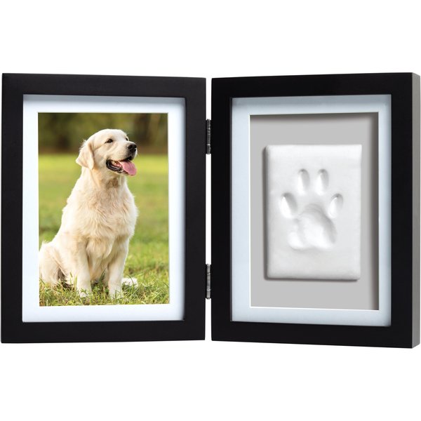 PEARHEAD Pawprints Dog & Cat Wall Frame & Impression Kit, Espresso ...