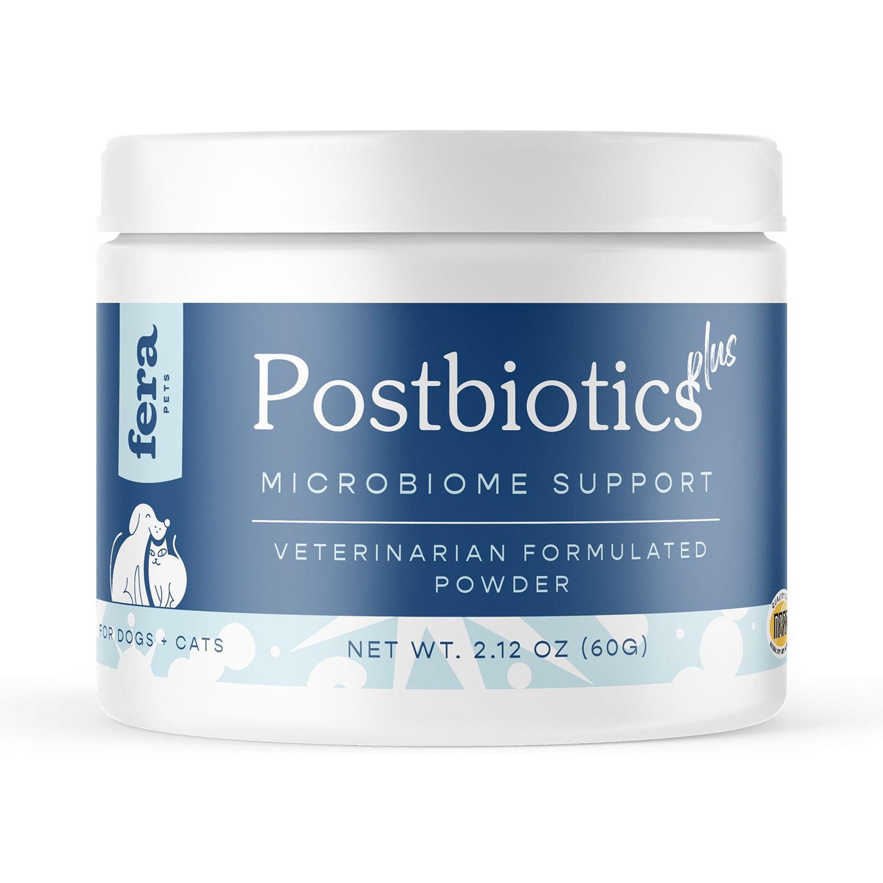 FERA PETS Postbiotics Plus Powder Digestive Aid Supplement for Dogs ...