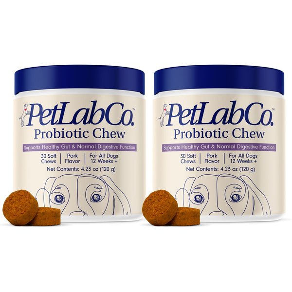 PAWFY Probiotic Chicken Flavor Chews Dog Supplement, 60 count - Chewy.com