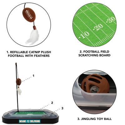 Out of Stock - PETS FIRST Football Field Cat Scratcher Toy with Catnip ...