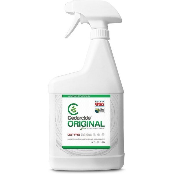 CEDARCIDE Original Biting Insect Dog & Cat Spray, Quart - Chewy.com
