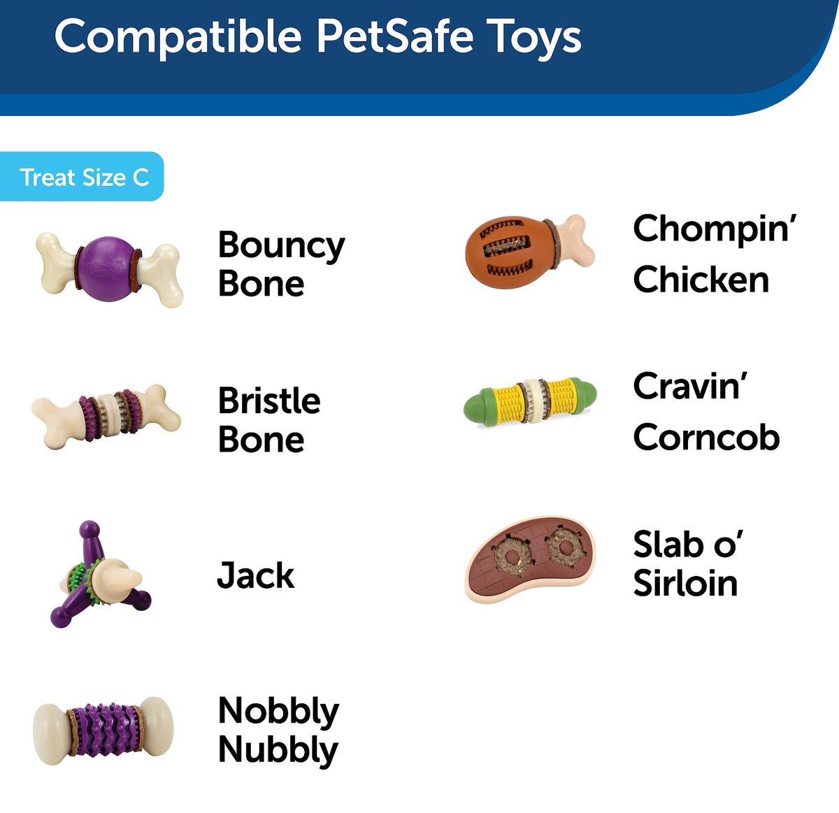 PETSAFE Busy Buddy Peanut Butter & Rawhide Variety Pack Refill Rings ...