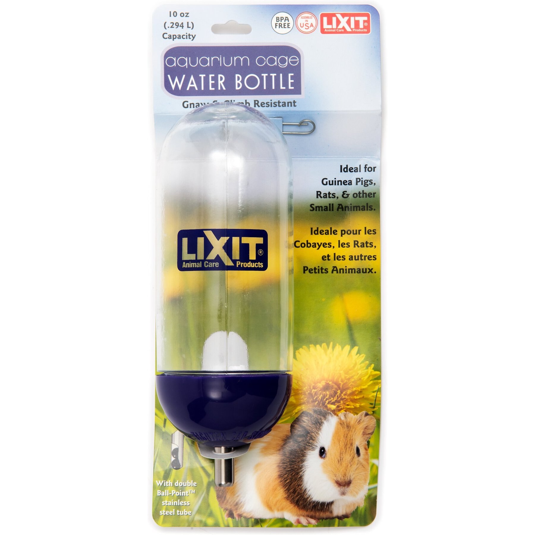 LIXIT Small Animal Water Bottle, 10-oz bottle - Chewy.com