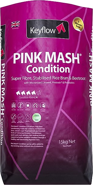 KEYFLOW USA Pink Mash Condition Low Sugar & Low Starch Horse Feed, 33-lb bag - Chewy.com