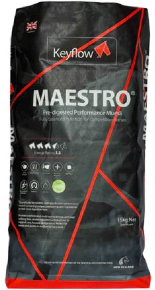 KEYFLOW USA Maestro Low Sugar & High Fat Horse Feed, 33-lb bag - Chewy.com
