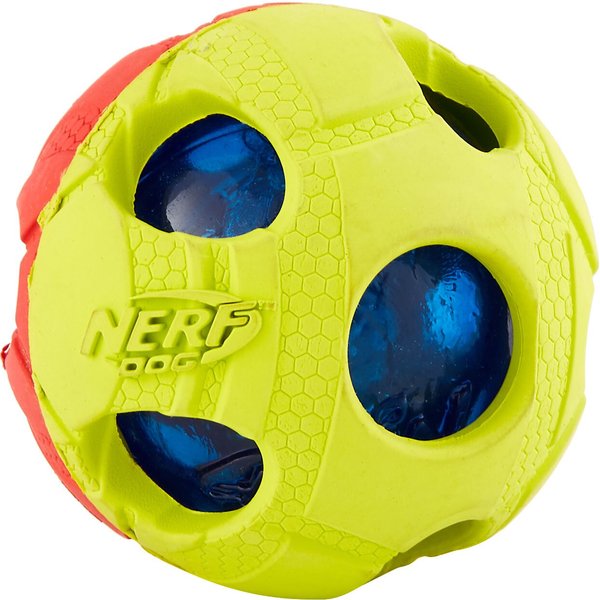 NERF DOG Light Up Bash Ball Dog Toy, Small - Chewy.com