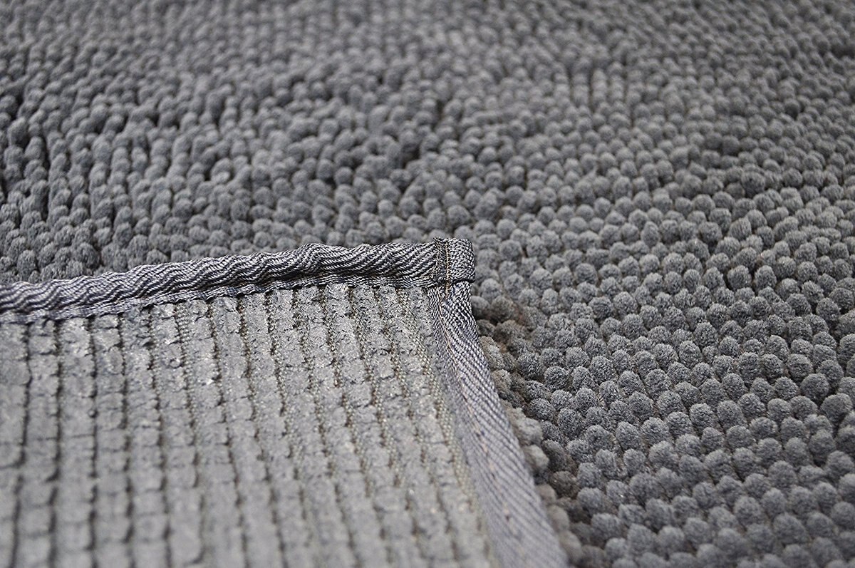 MY DOGGY PLACE Microfiber Dog Doormat, Charcoal, Large - Chewy.com