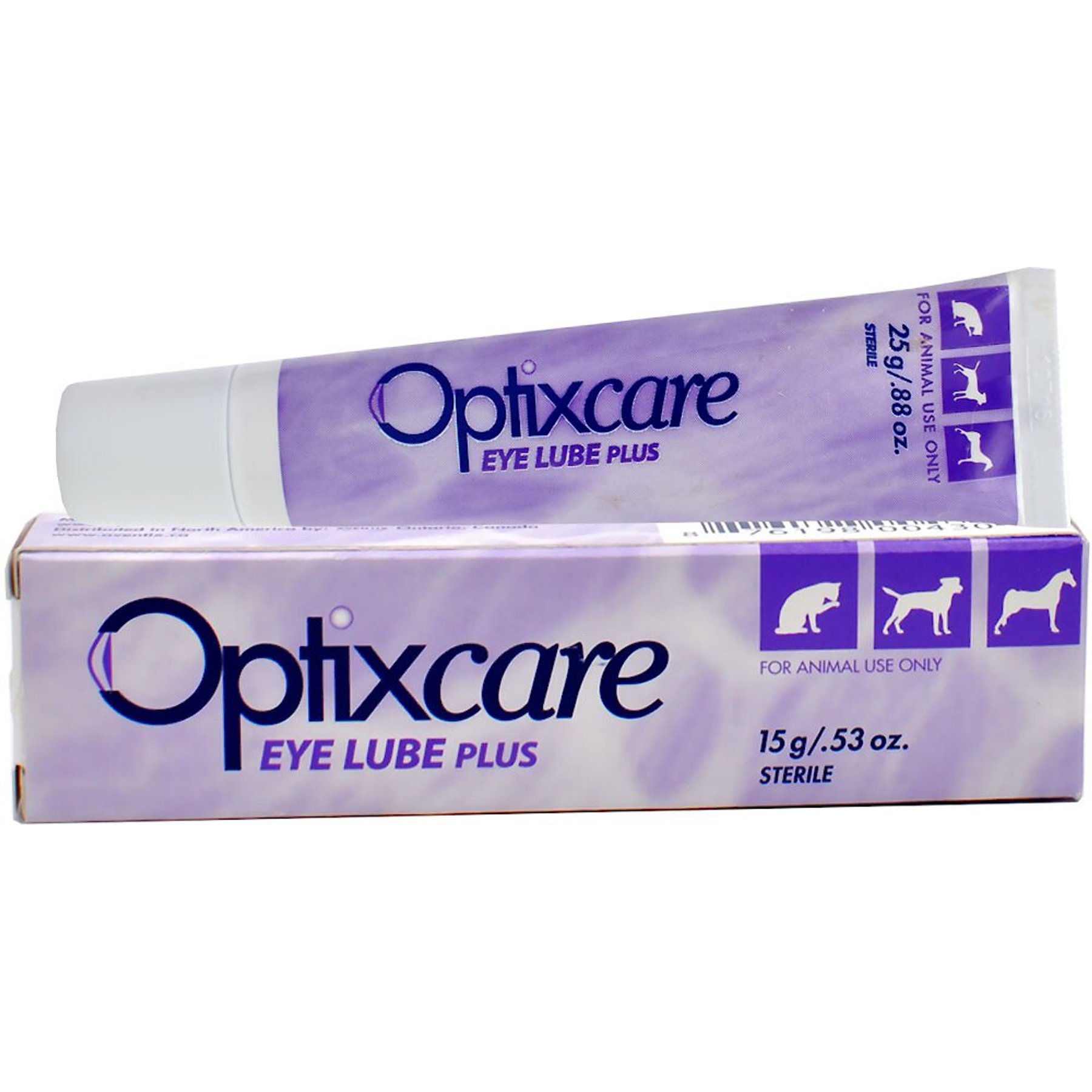 OPTIXCARE Dog & Cat Eye Lube Plus Lubricating Gel, 0.53-oz tube - Chewy.com
