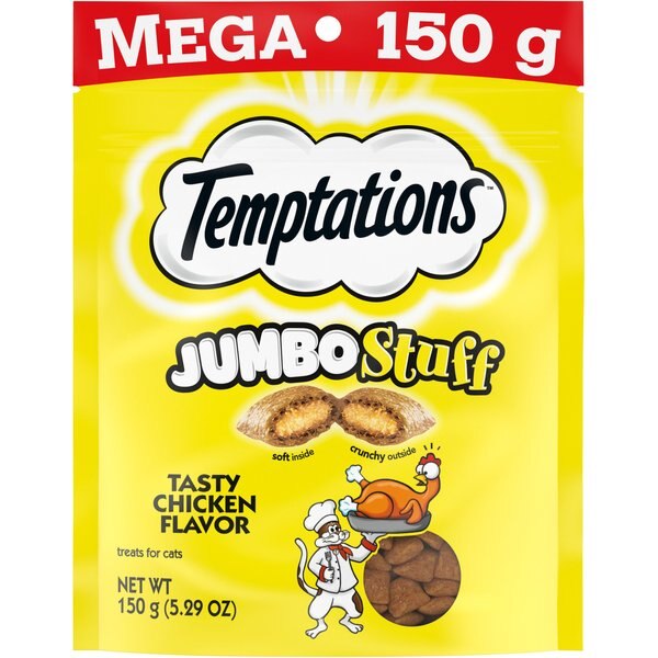 TEMPTATIONS Classic Tantalizing Turkey Flavor Soft & Crunchy Cat Treats ...