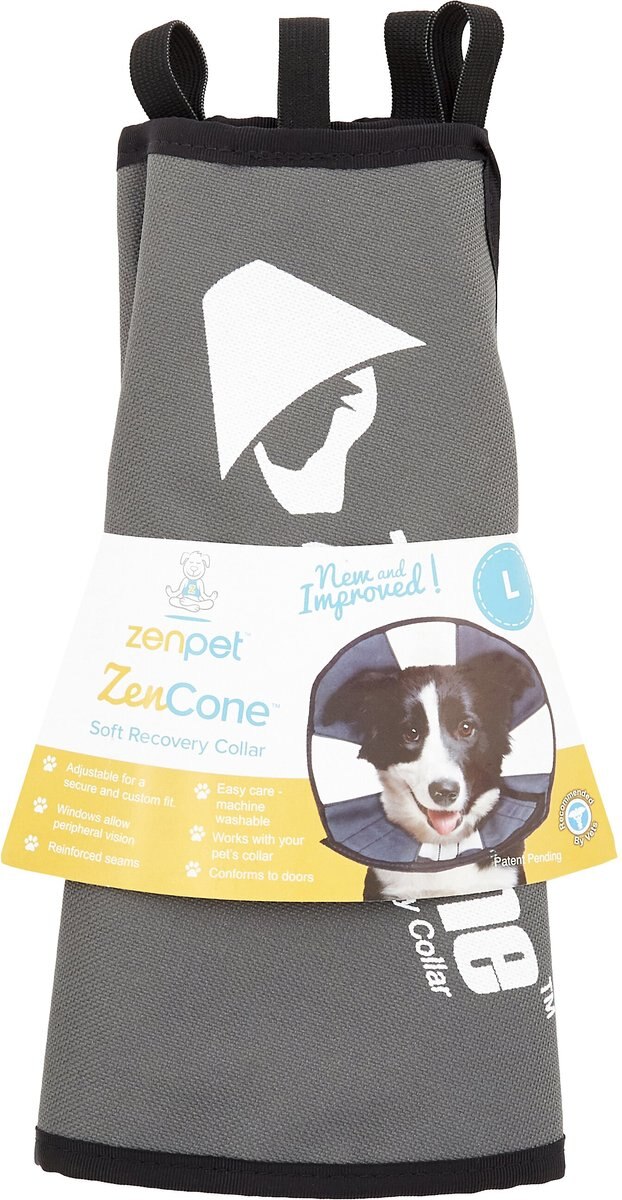 ZENPET ZenCone Soft Recovery Dog & Cat Collar, Large - Chewy.com
