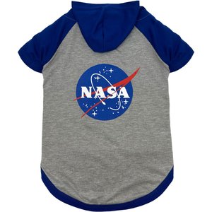 PETS FIRST Nasa Nasa Logo Dog & Cat Hoodie Tee Shirt, Small - Chewy.com