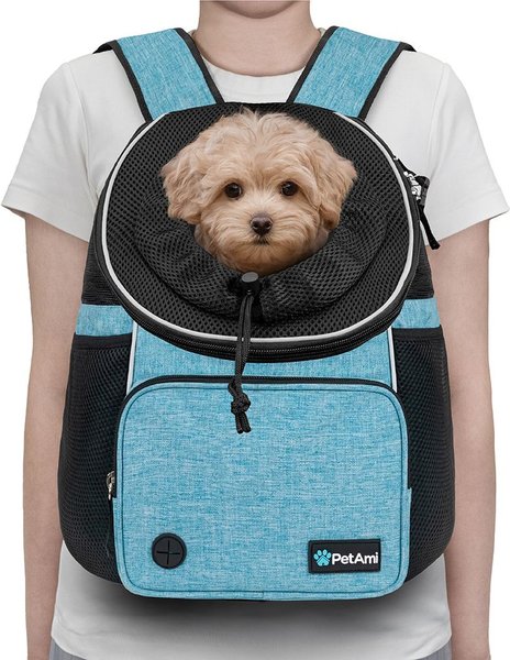 PETAMI Airline Approved Front Chest Small Dog & Cat Backpack Carrier ...