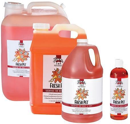 TOP PERFORMANCE Fresh Pet Shampoo for Dogs & Cats, Fresh Scent, 1 ...