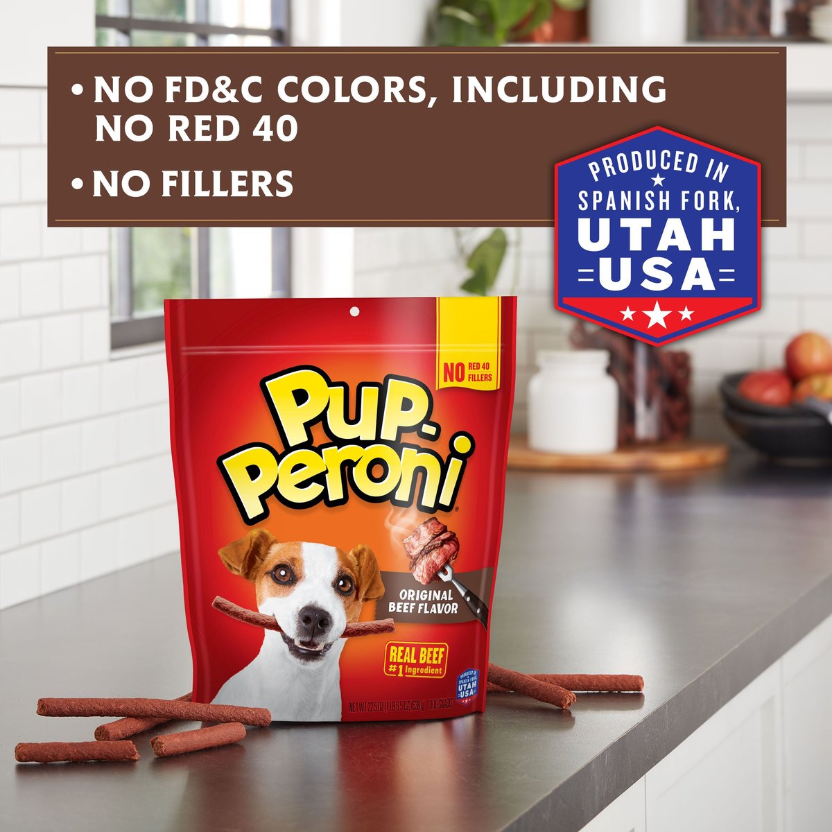 PUP-PERONI Original Beef Flavor Dog Treats, 38-oz bag - Chewy.com