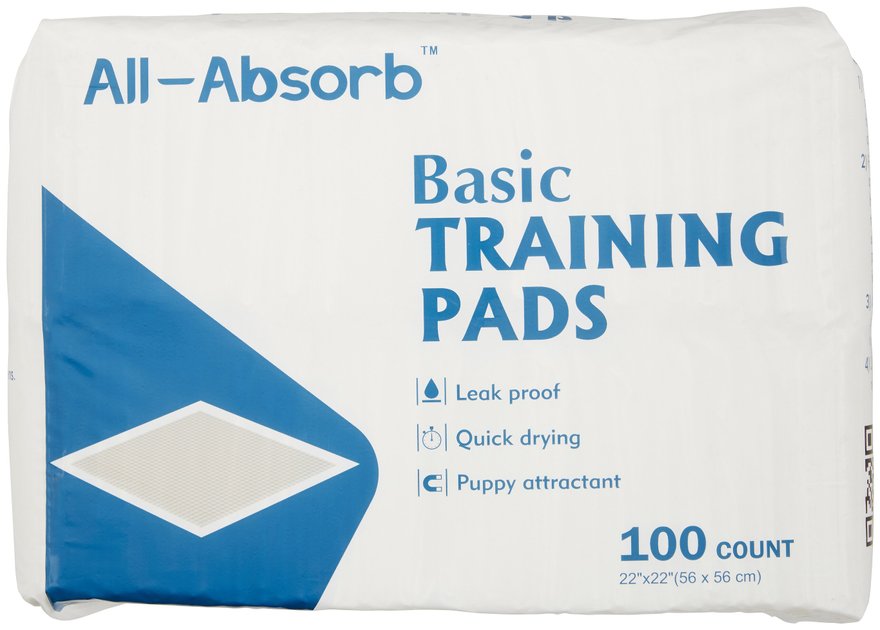 ALL-ABSORB Basic Training Pads, 22" x 22", 100 count - Chewy.com