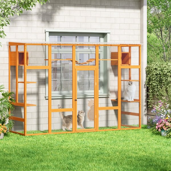KITTYWALK Gazebo Yard & Garden Outdoor Cat Playpen - Chewy.com