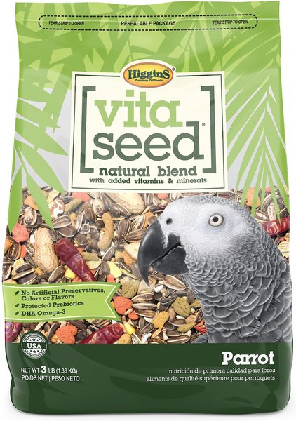 HIGGINS Vita Seed Parrot Food, 3-lb - Chewy.com