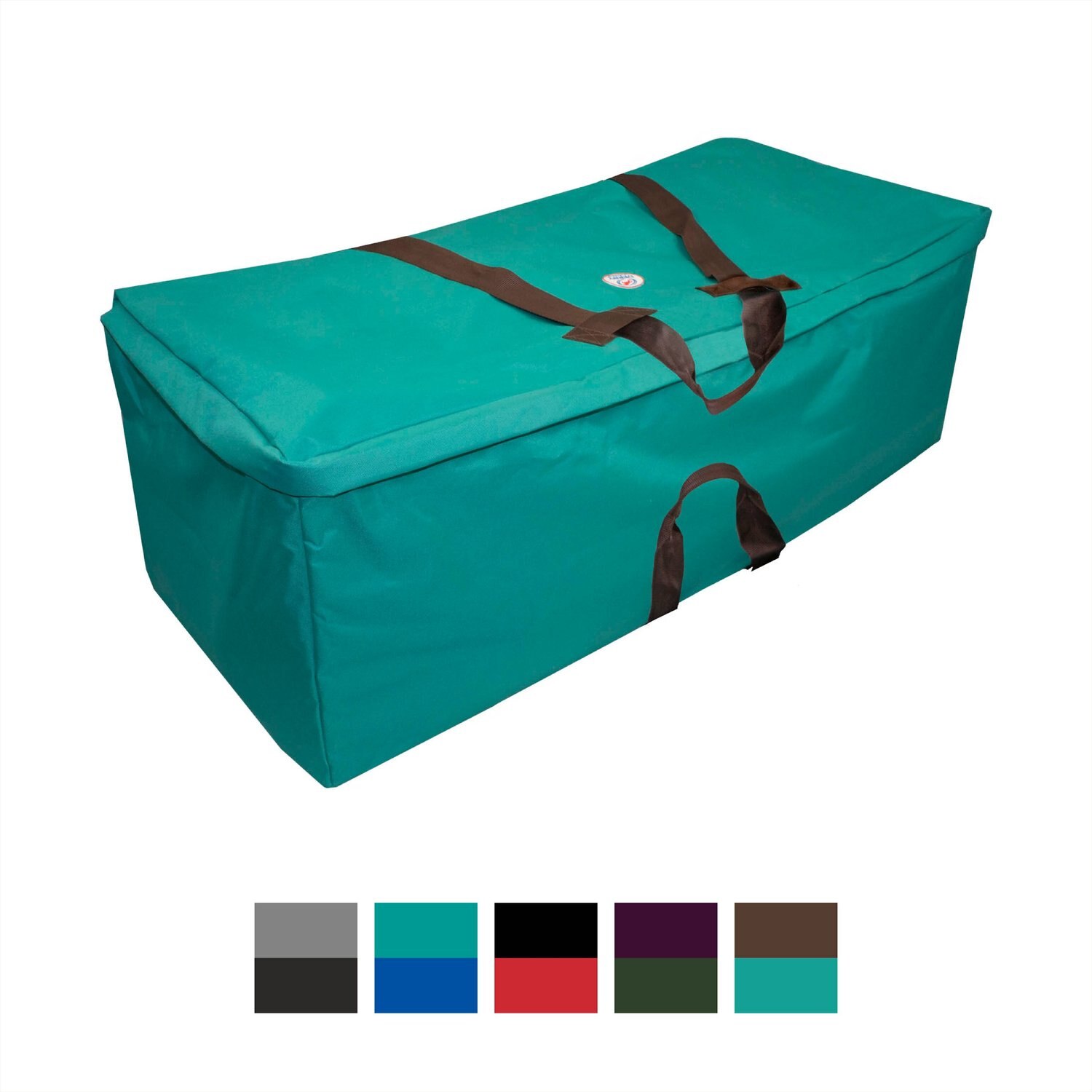 DERBY ORIGINALS Extra Large Hay Bale Cover, Turquoise - Chewy.com