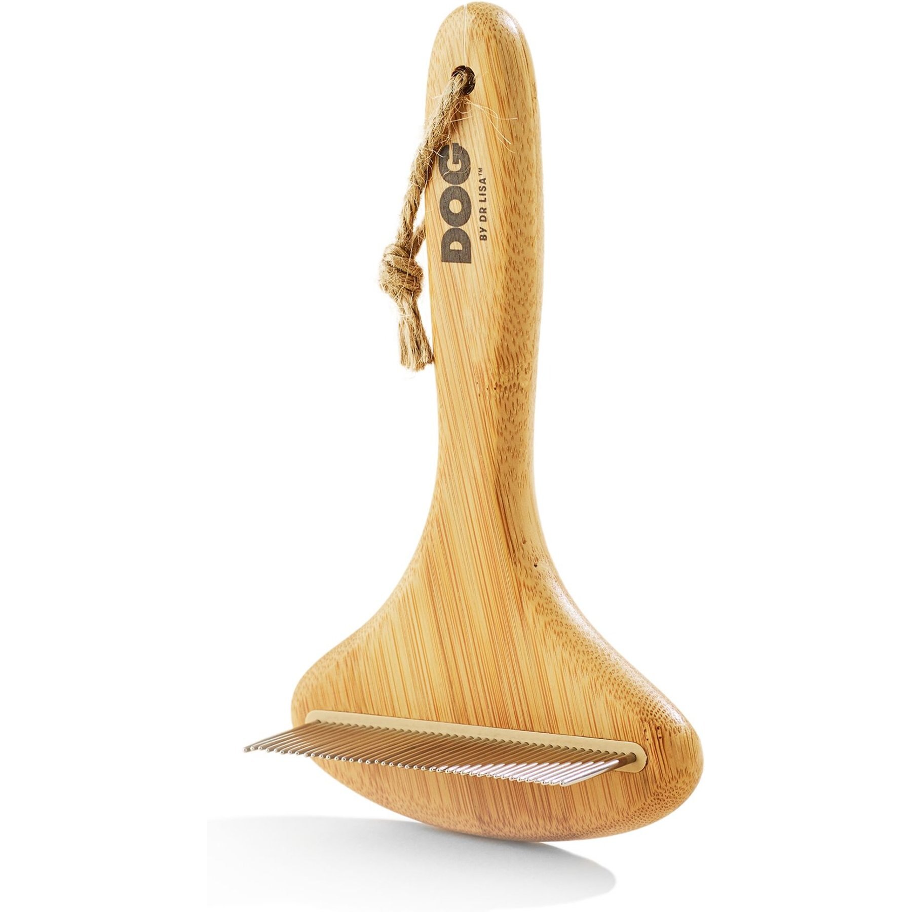 DOG BY DR LISA Bamboo Dog Rake Grooming Tool - Chewy.com