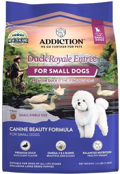ADDICTION Duck Royale Entree Adult Grain-Free Dry Dog Food, 3.3-lb bag ...