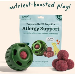 WOOF Pupsicle Pops Refills Beef Grain-Free Lickable Dog Treats, Large ...