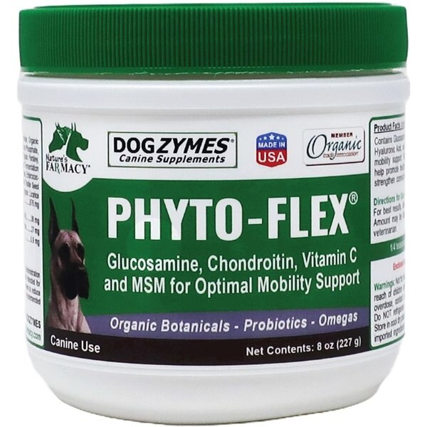 Out of Stock - NATURE'S FARMACY Dogzymes Phyto Flex Dog Supplement, 8 ...