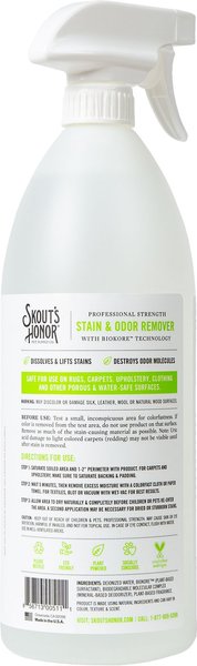 SKOUT'S HONOR Professional Strength Stain & Odor Remover, 35-fl oz ...