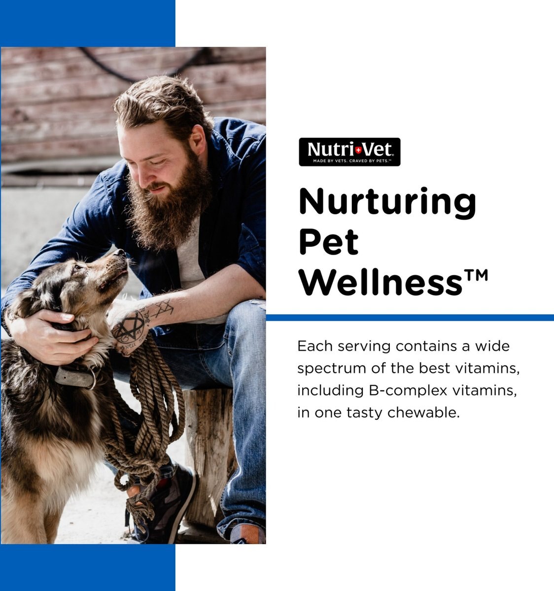 NUTRI-VET Multi-Vite Chewable Tablets Multivitamin for Dogs, 180 count ...