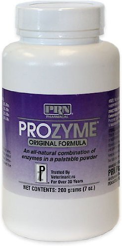PRN PHARMACAL Prozyme Powder Supplement for Dog & Cats, 200-g - Chewy.com