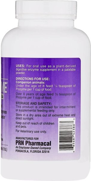 PRN PHARMACAL Prozyme Powder Supplement for Dog & Cats, 454-g - Chewy.com