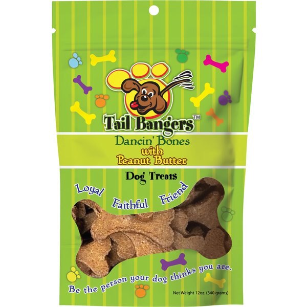 THREE DOG BAKERY Animal Crackers Peanut Butter & Honey Dog Treats, 13 ...