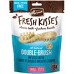 MERRICK Fresh Kisses Double-Brush Mint Breath Strip Infused Small ...