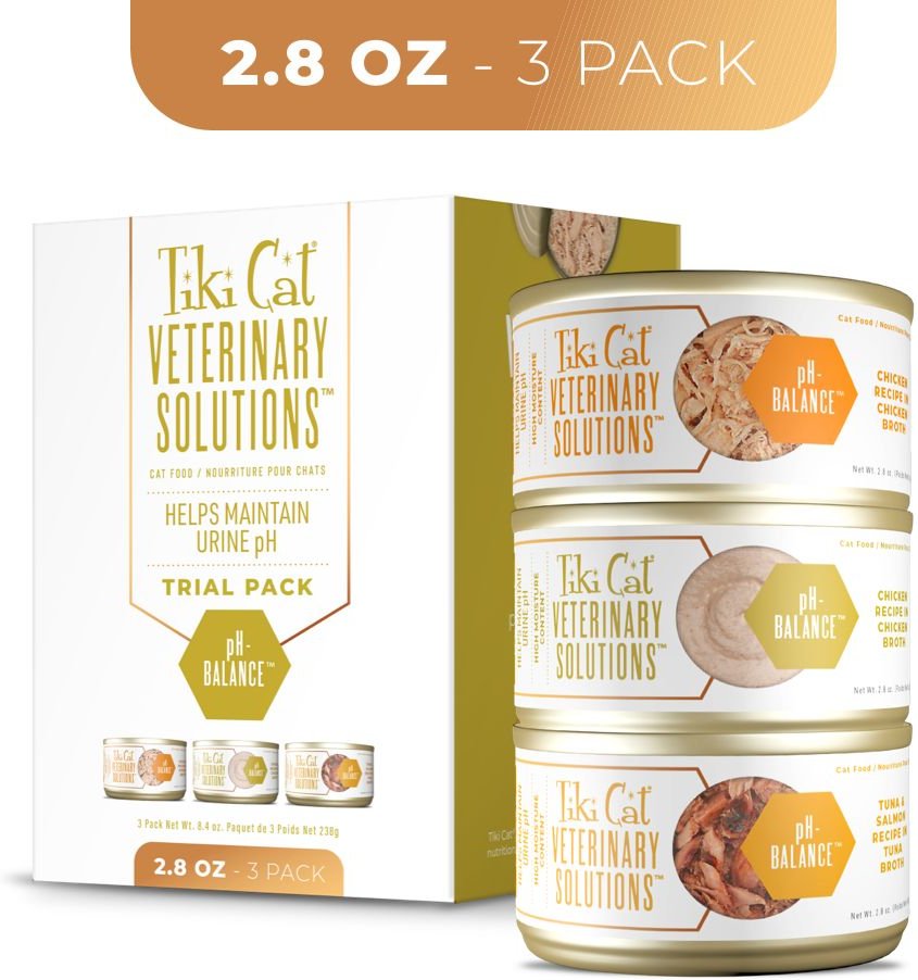 TIKI CAT VETERINARY SOLUTIONS pH-Balance Trial Variety Pack Grain-Free ...