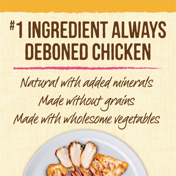 MERRICK Lil' Plates Lil' Chunky Chicken Recipe Grain-Free Dog Treats, 6 ...