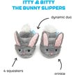 BARK Itty & Bitty The Bunny Slippers 2-in-1 Squeaky Plush Dog Toy ...