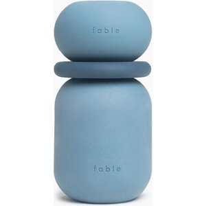 FABLE PETS Armadillo Tough Treat Dispenser Dog & Cat Toy, Navy, Medium ...