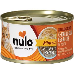 NULO Chicken & Duck with Organ Meats Shredded Canned Wet Cat Food, 2.8 ...