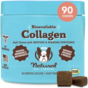 NATURAL DOG COMPANY Collagen Hip & Joint Turkey Flavored Soft Chew ...